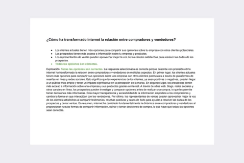 Respuestas certificación de software de ventas de hub spot | ExamRoll