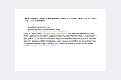 Google marketing platforms creative certification exam answers | ExamRoll